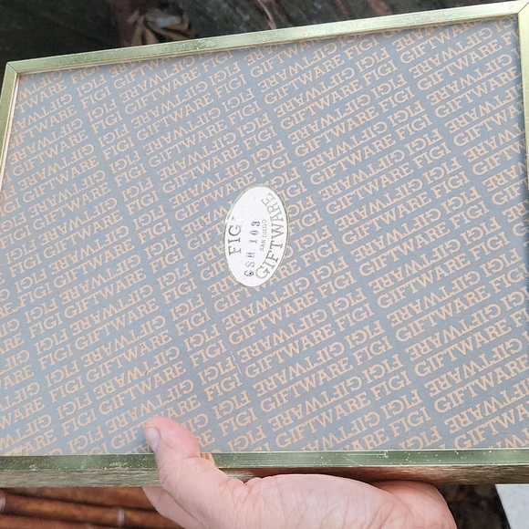 Art | Figi Giftware Gold Lined Shell In A Shadowbox Matte Frame | Poshmark